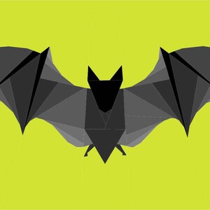 Flying Bat Foundation Paper Piecing Pattern - Etsy