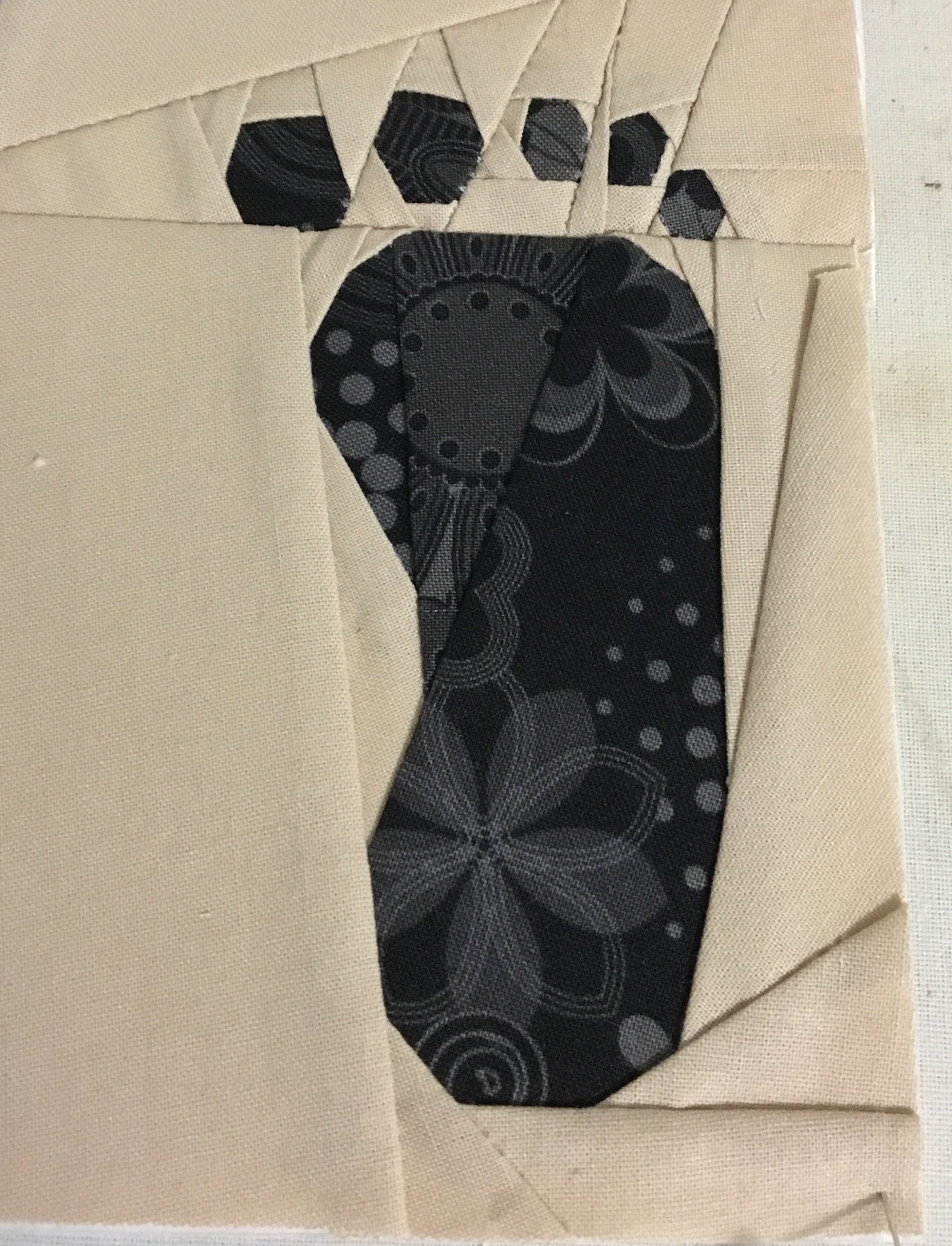 Foot Bare Feet Prints Foundation Paper Piecing Pattern - Etsy