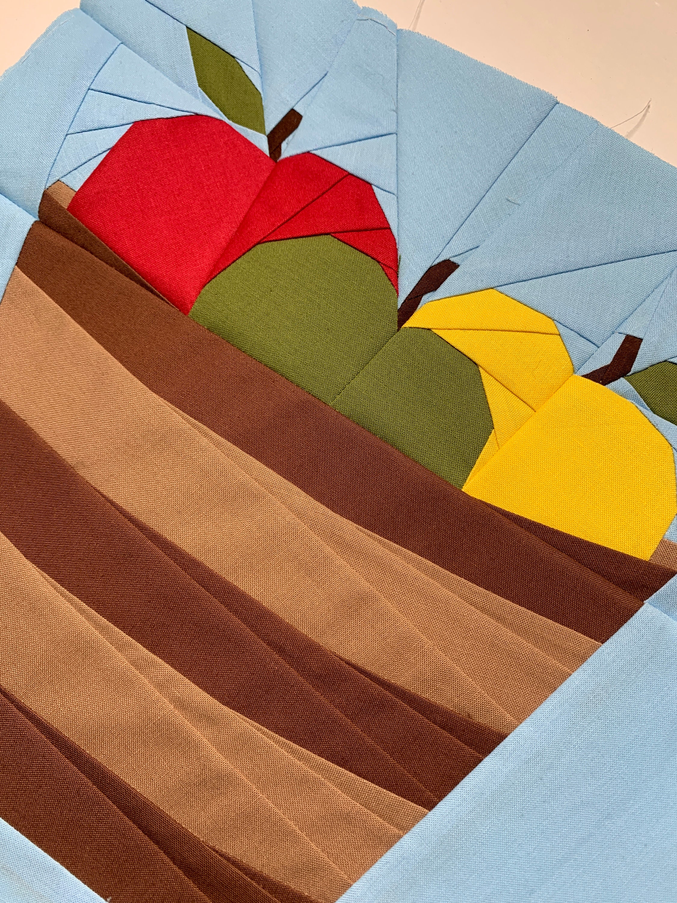 Fall Autumn Farm Fresh Basket of Apples Foundation Paper | Etsy