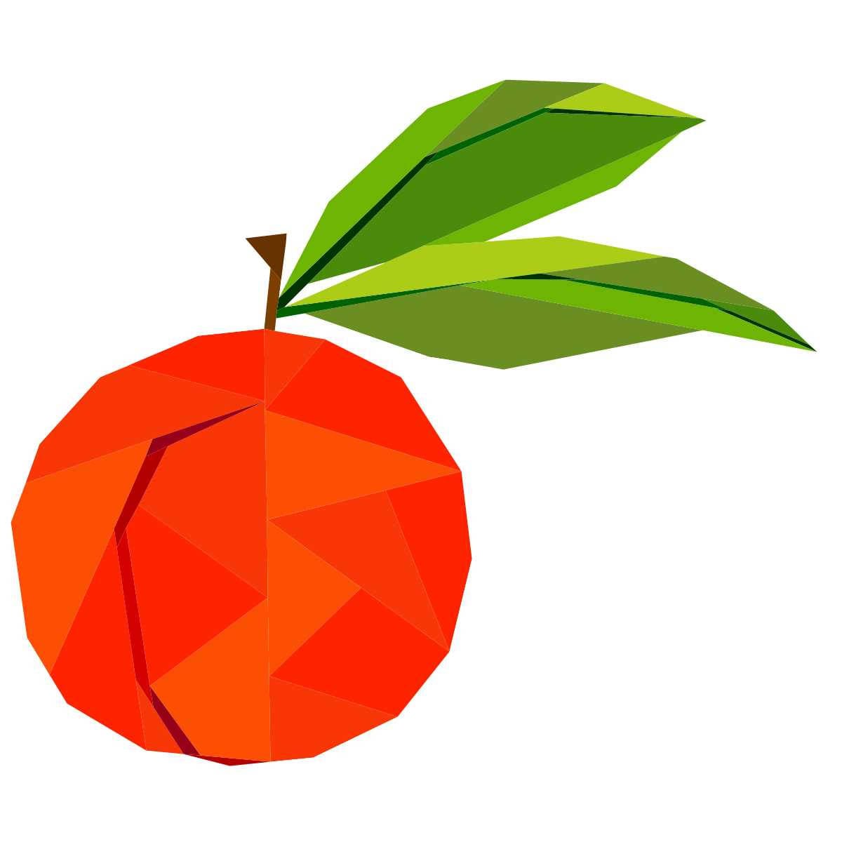 Geometric Peach Foundation Paper Piecing Pattern - Etsy