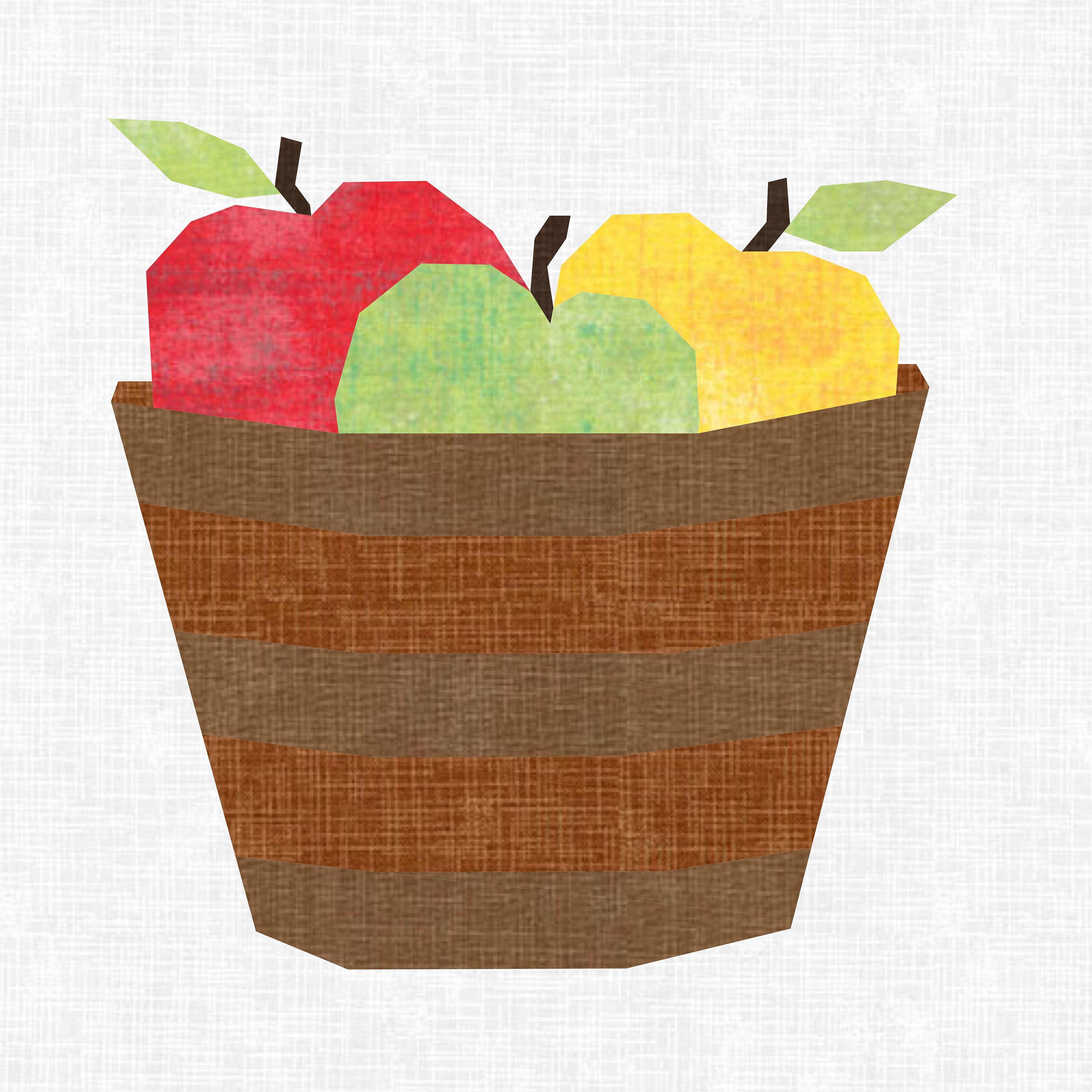 Fall Autumn Farm Fresh Basket of Apples Foundation Paper | Etsy