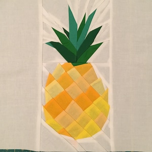 Geometric Pineapple Foundation Paper Piecing Pattern - Etsy