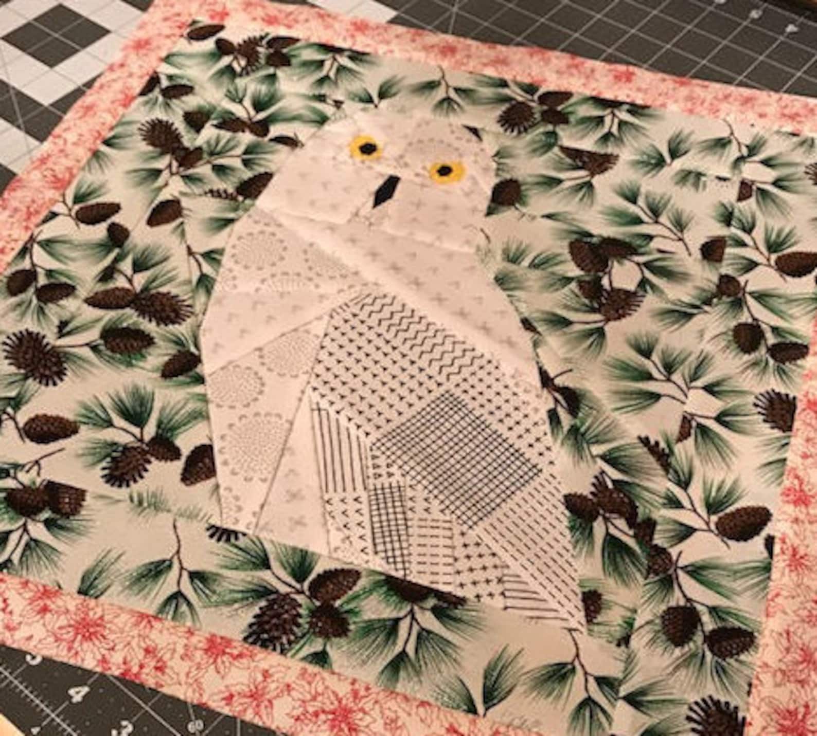 Owl Foundation Paper Piecing Pattern - Etsy