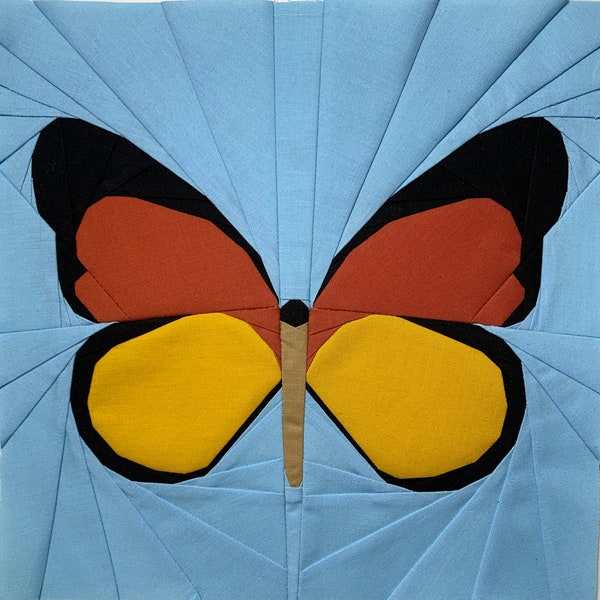 Butterfly Foundation Paper Piecing - Etsy