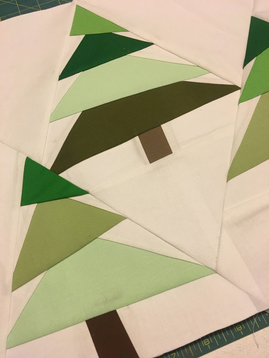 Christmas Trees Foundation Paper Piecing Pattern | Etsy