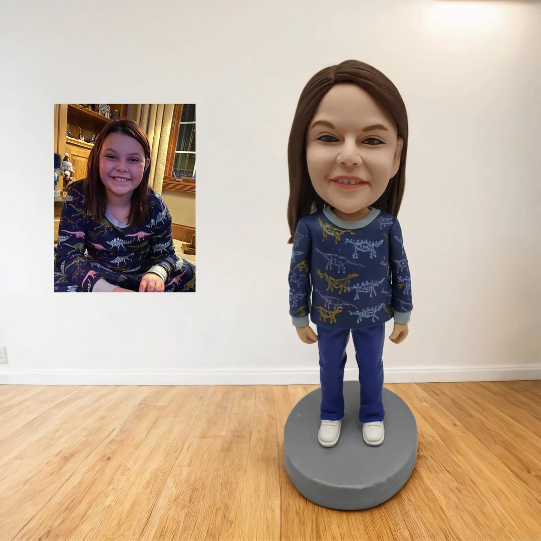 Custom Kids Bobblehead, Make a Clay Bobblehead for Your Baby ...