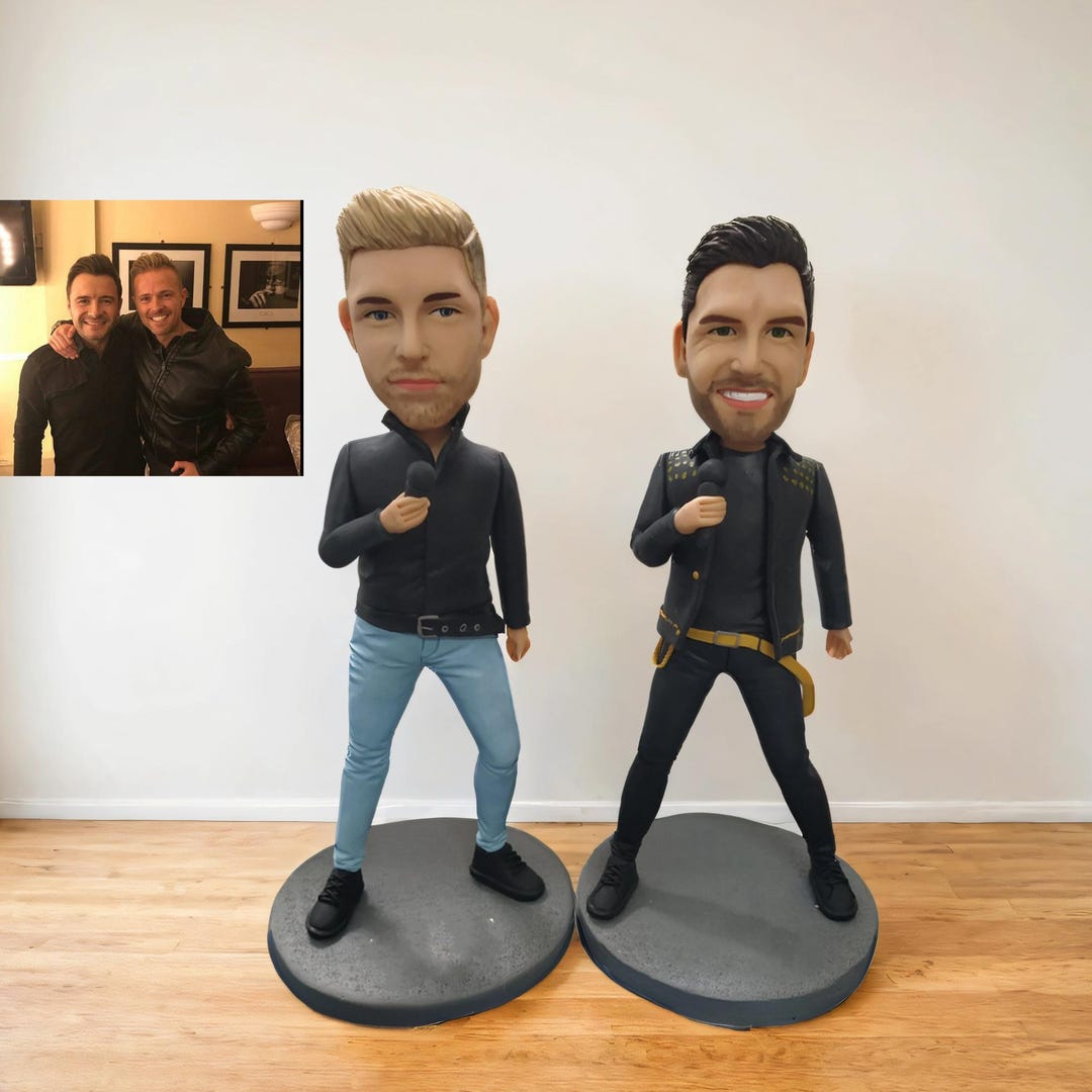 Custom Double Person Bobblehead,bobbleheads for Your Brother ...
