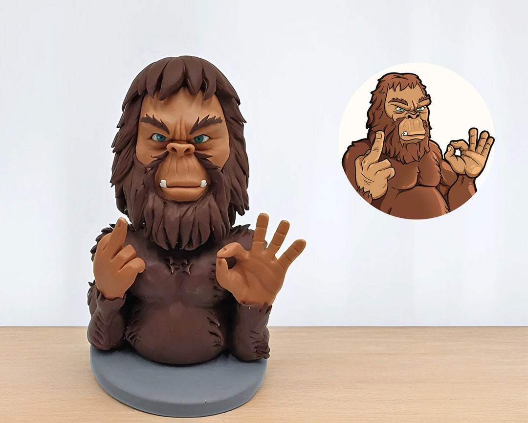 Custom Cartoon Anime Character Bobblehead Doll, Creative Handmade Clay ...