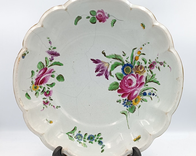 1930s Italian Renaissance Revival Majolica Floral Plates - Etsy