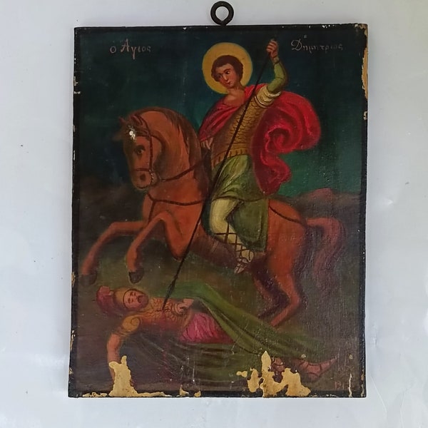 Antique Greek Orthodox Icons - Etsy