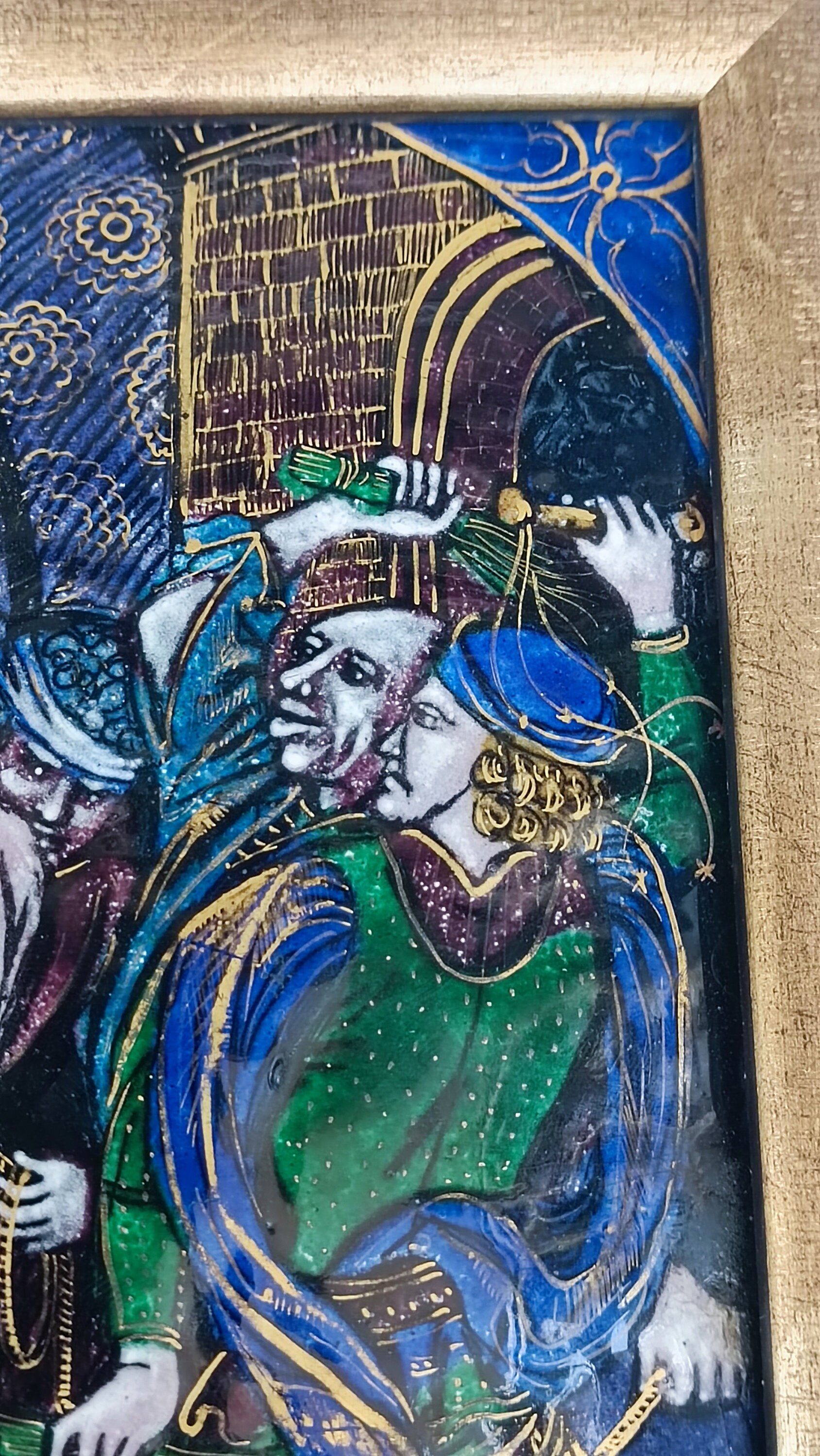 19th Century Limoges Enamel Panel Plaque Depicting the Flagellation of Christ - Etsy
