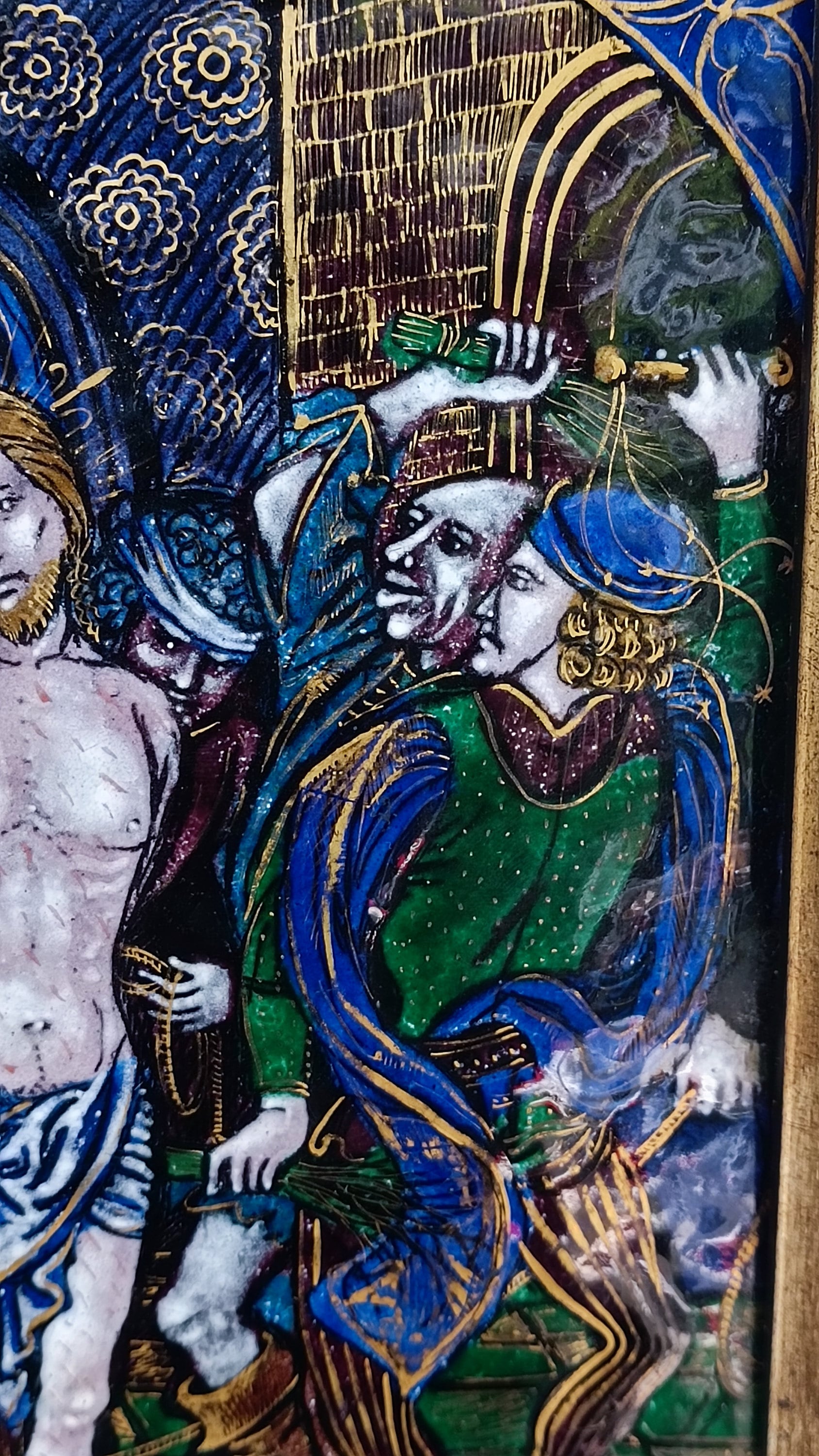 19th Century Limoges Enamel Panel Plaque Depicting the Flagellation of Christ - Etsy