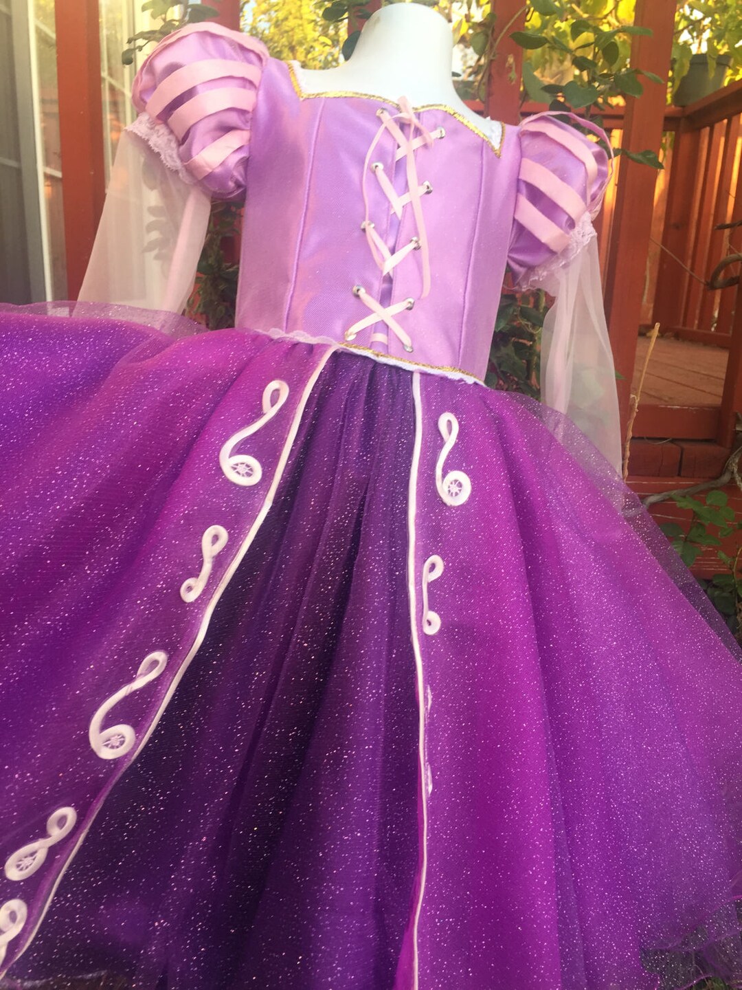 NEW!! Rapunzel Unique Dress as Seen on the Movie "tangled", Tangled ...