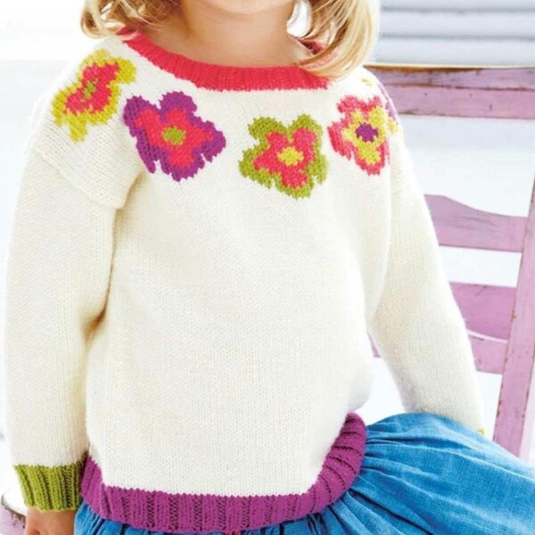 Flower Sweater - Etsy