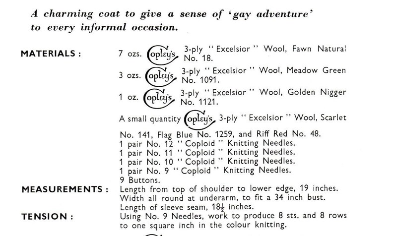 Stunning WW2 Land Girl Knitting Pattern 1940's Christmas - Etsy