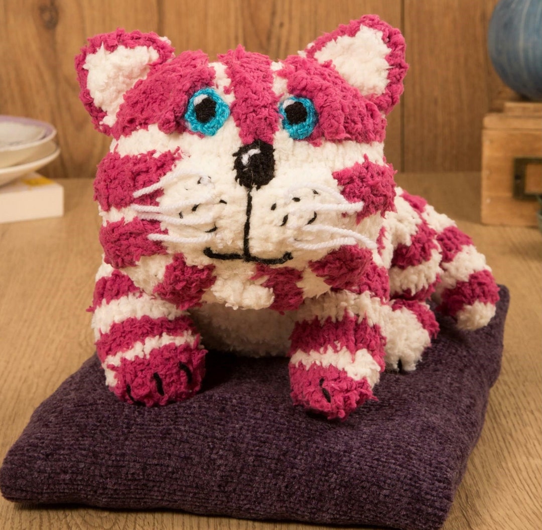 Bagpuss the Old Saggy Cloth Cat Official Knitting Pattern. Pdf Knitting ...