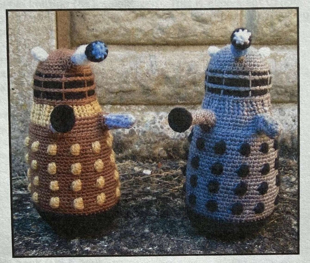 Dalek Crochet Pattern Dr Who Whovians Exterminate Amigurumi - Etsy