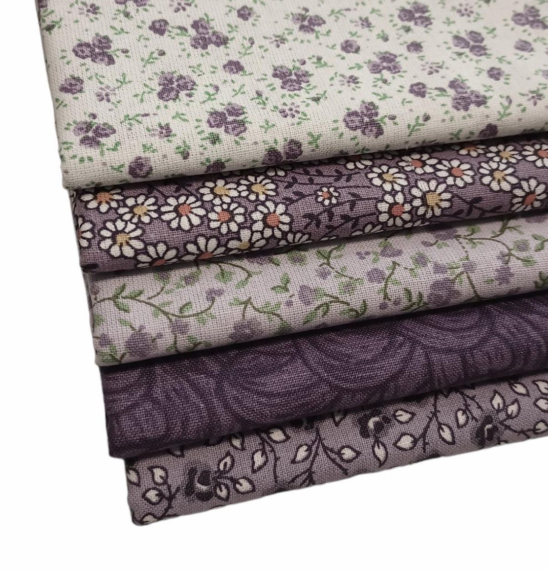 Lavender Fields+ Purple Fat Qtr. Bundle- 5 Colors - Etsy