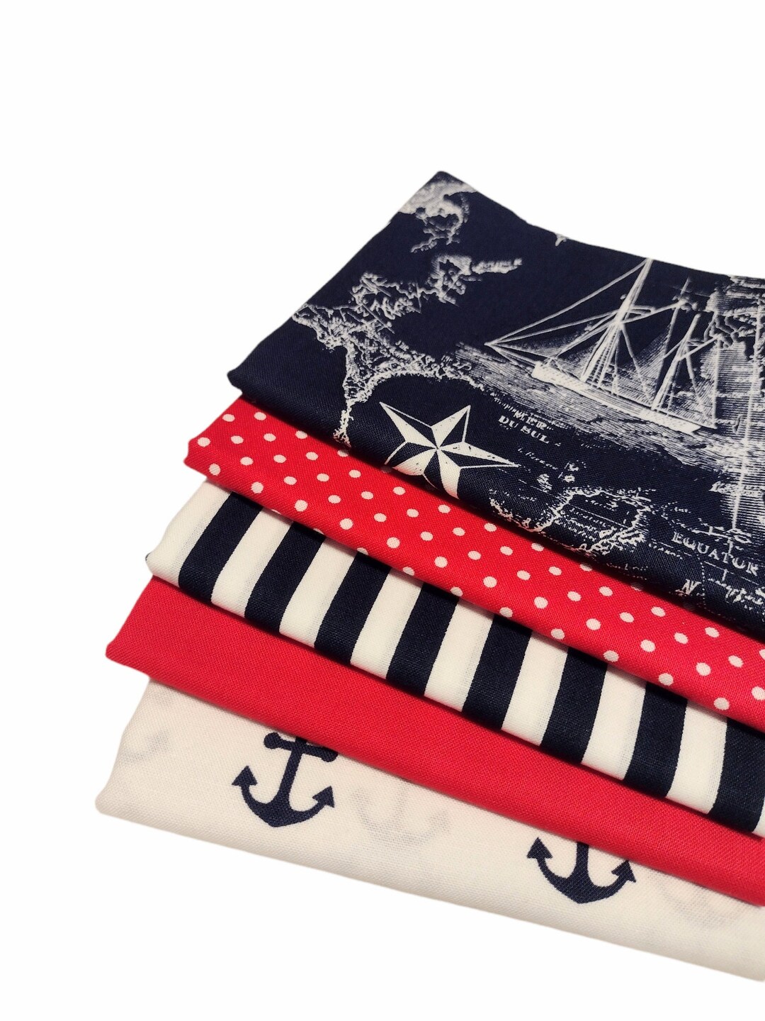 Nautical Fat Quarter Bundle Quality - Etsy