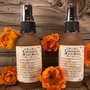 Calendula Witch Hazel Organic Calendula Infused Witch Hazel Natural ...