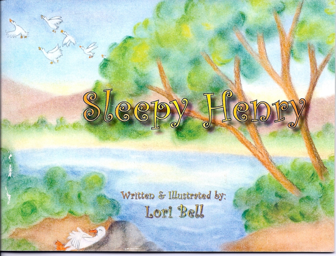 Sleepy Henry Written & Hand Illustrated Children's Book - Etsy