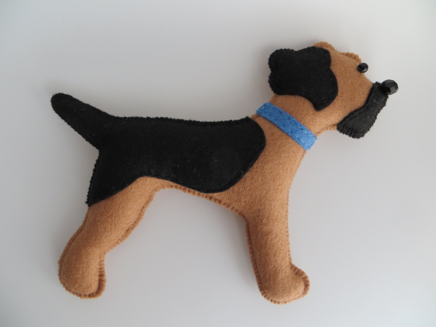 Blue and Tan Border Terrier Hand Sewn Felt Dog Plushie Soft - Etsy UK