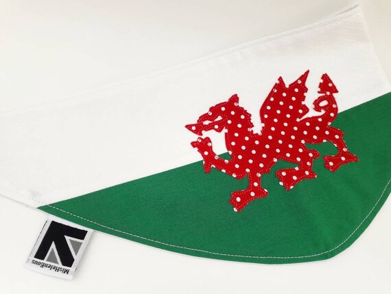 Welsh National Flag Bandana Pet Accessories Pet Supplies etna.com.pe