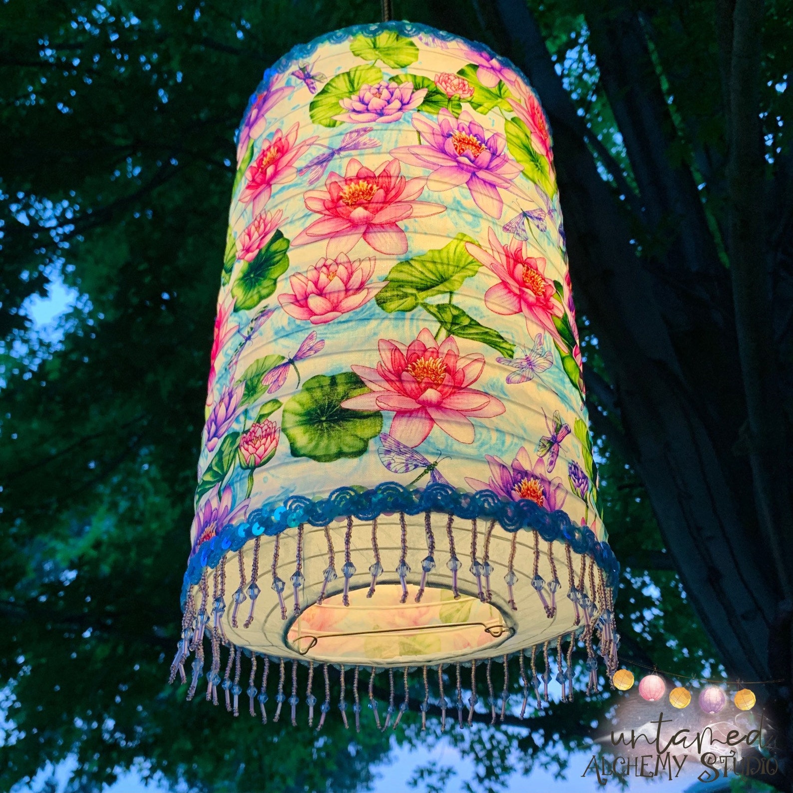 Dragonfly Garden Lantern Decorative Lighting Paper Lantern | Etsy