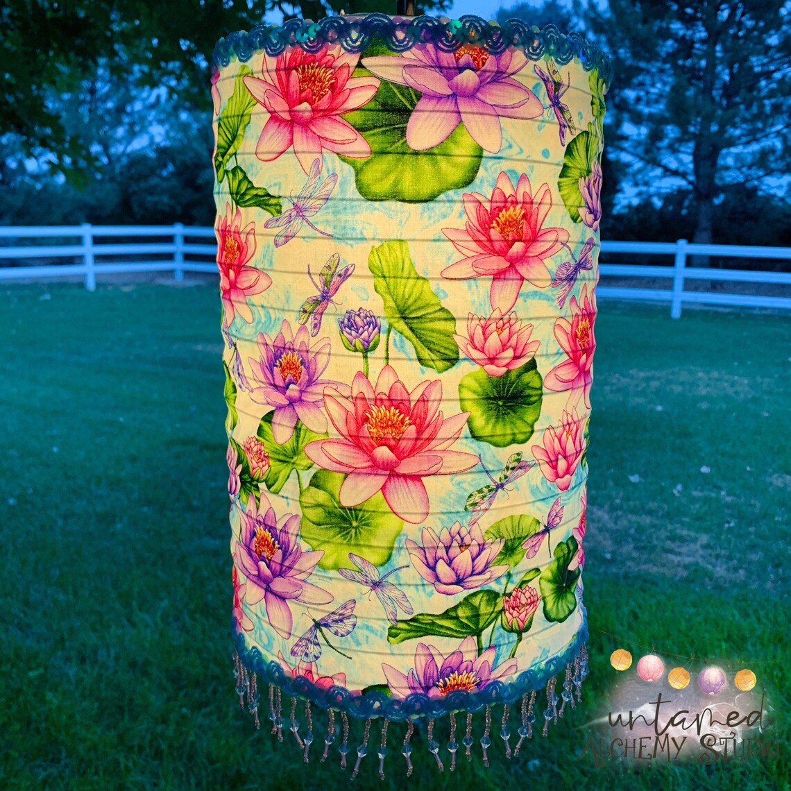 Dragonfly Garden Lantern Decorative Lighting Paper Lantern | Etsy