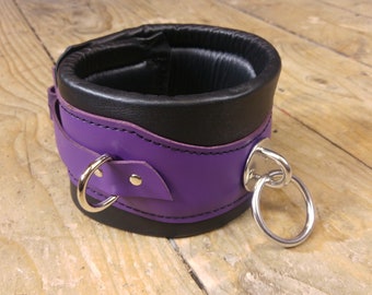 Bondage Wide Collar / Posture Collar Heavy Padded Real Leather | Etsy