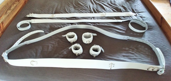 Bed Restraints Leather Bondage Restraints Hospital Medical - Etsy