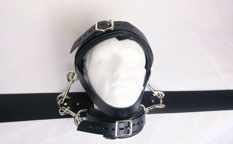 Head Restraint Head Harness and Collar Real Leather. Any | Etsy