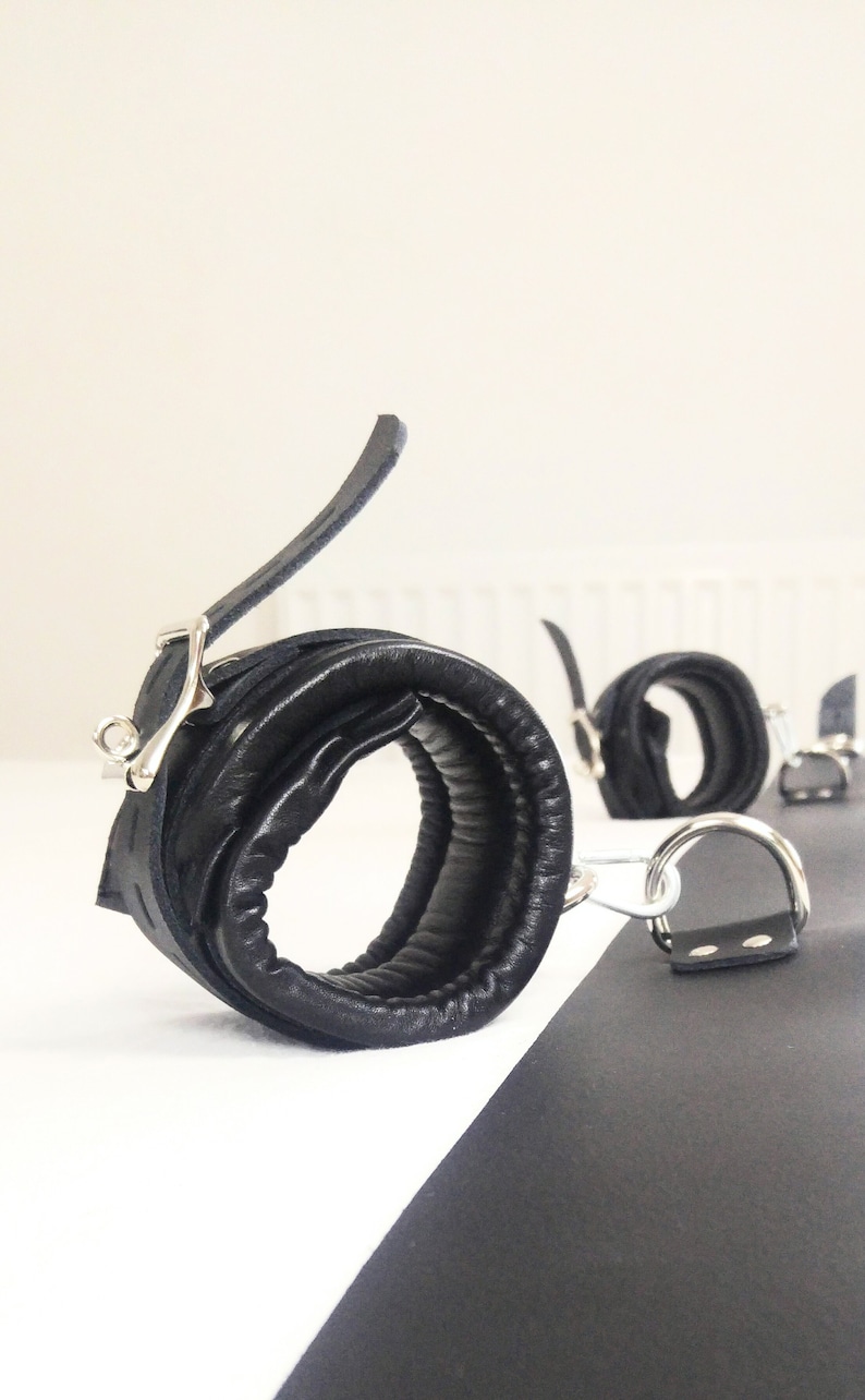 Bed Restraints Leather Bondage Restraints Hospital Medical | Etsy