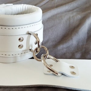 Bed Restraints Leather Bondage Restraints Hospital Medical Asylum Wrist ...