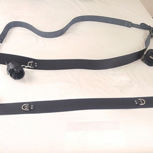 Bed Restraints Leather Bondage Restraints Hospital Medical Asylum Wrist ...