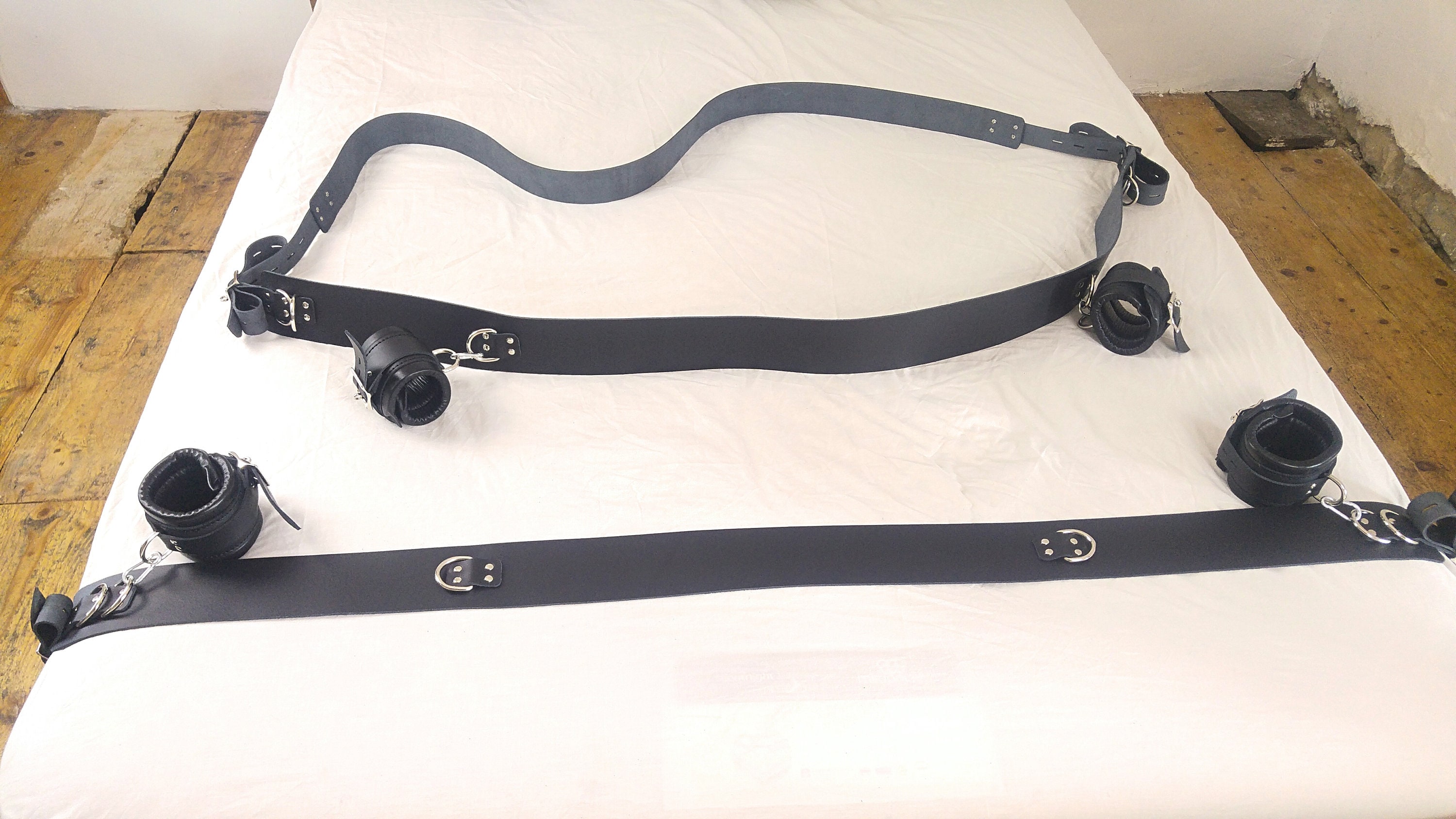 Bed Restraints Leather Bondage Restraints Hospital Medical - Etsy UK