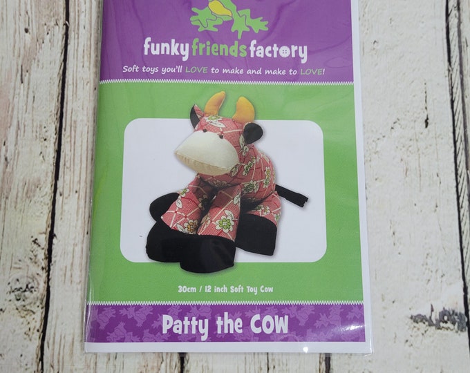 Patty the Cow Pattern by Funky Friends Factory | Stuffed Animal Pattern ...