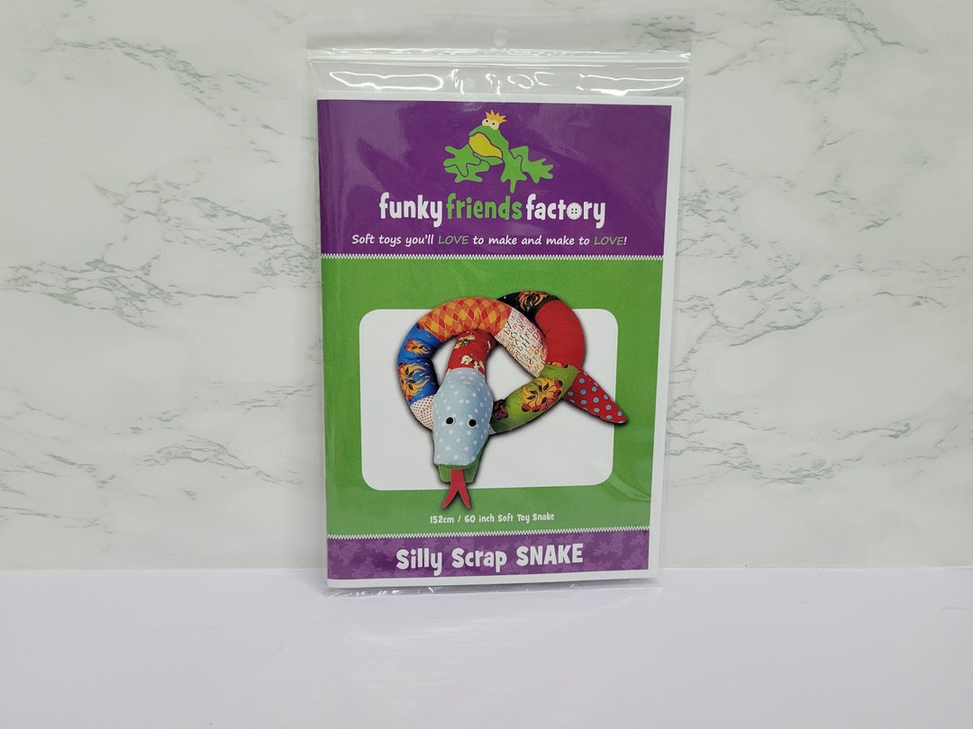 Silly Scrap Snake Pattern by Funky Friends Factory | Stuffed Animal ...