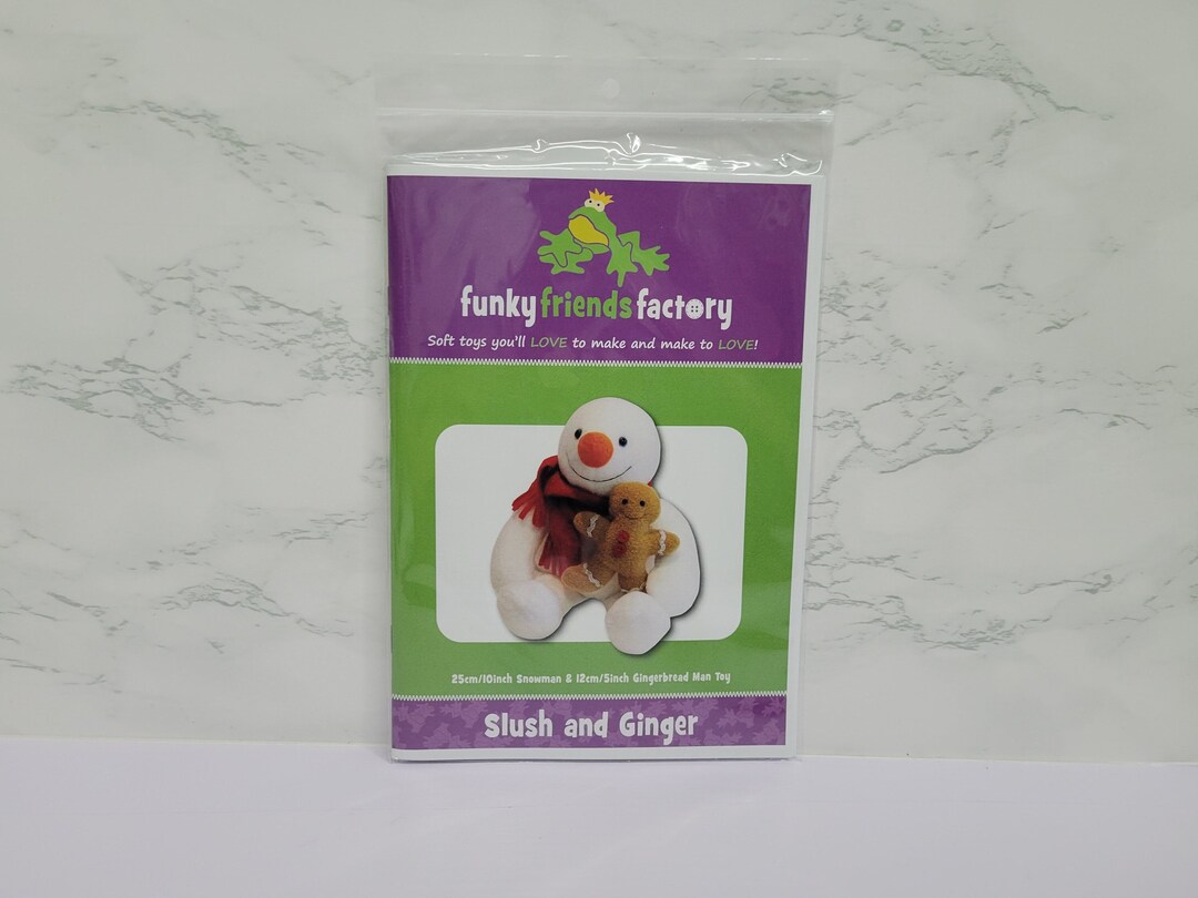 Slush and Ginger Snowman Gingerbread Christmas Pattern by - Etsy