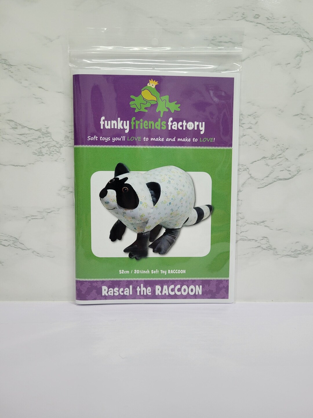 Rascal the Raccoon Pattern by Funky Friends Factory | Stuffed Animal ...
