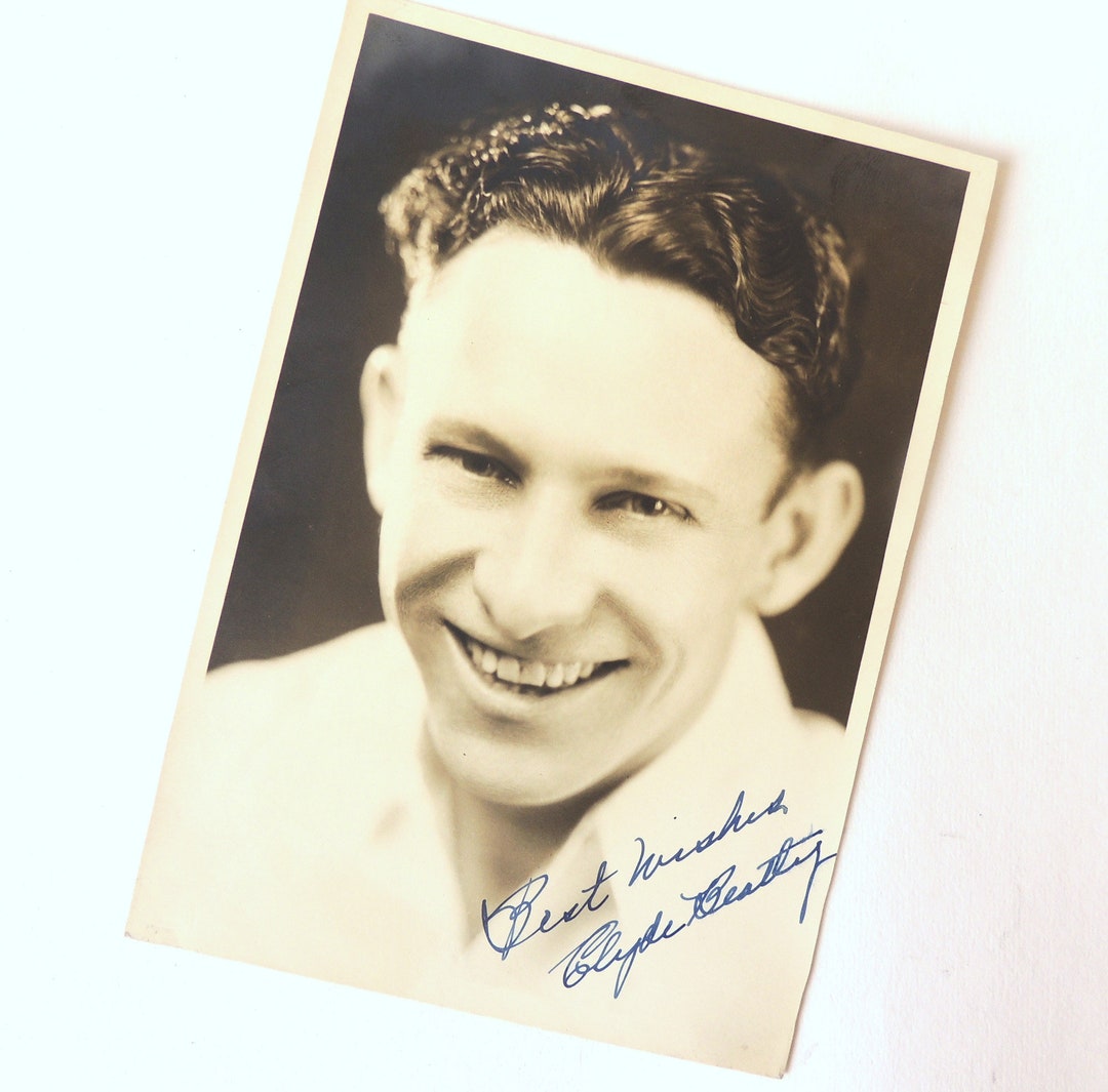 Clyde Beatty Autographed Photograph - Etsy UK
