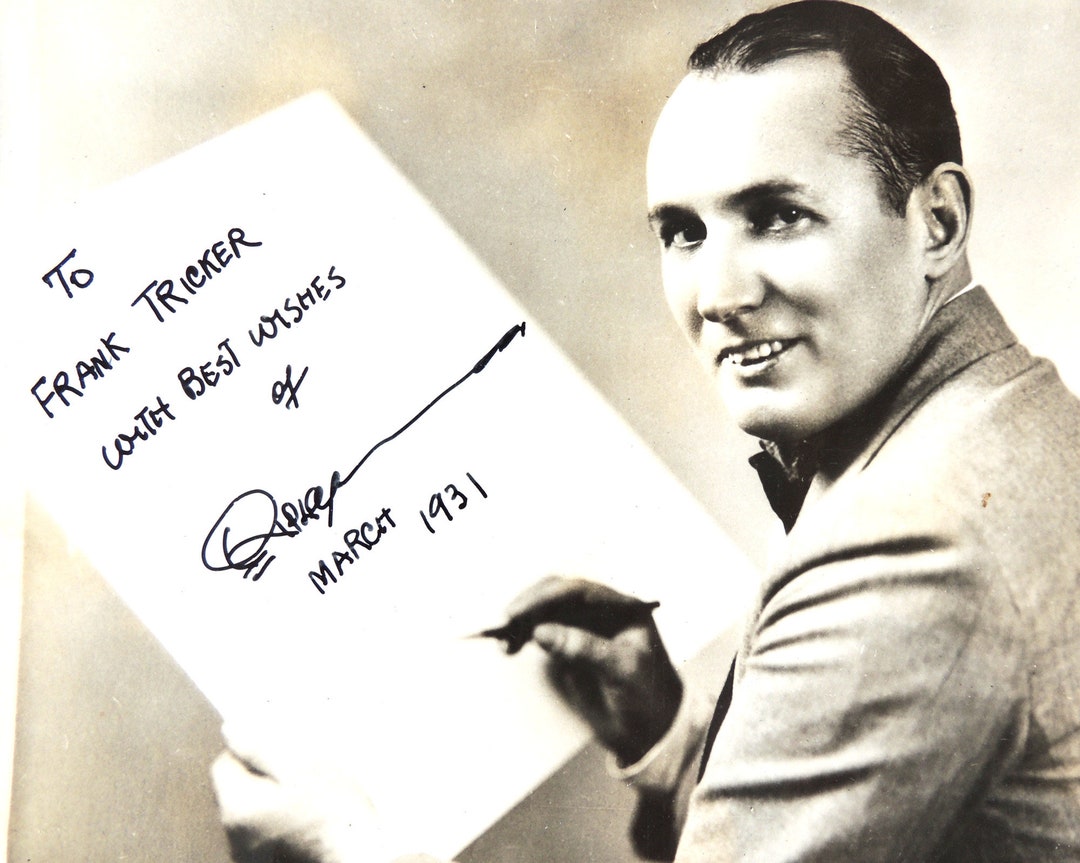 Robert Ripley Creator of "ripley's Believe It or Not" Autographed ...