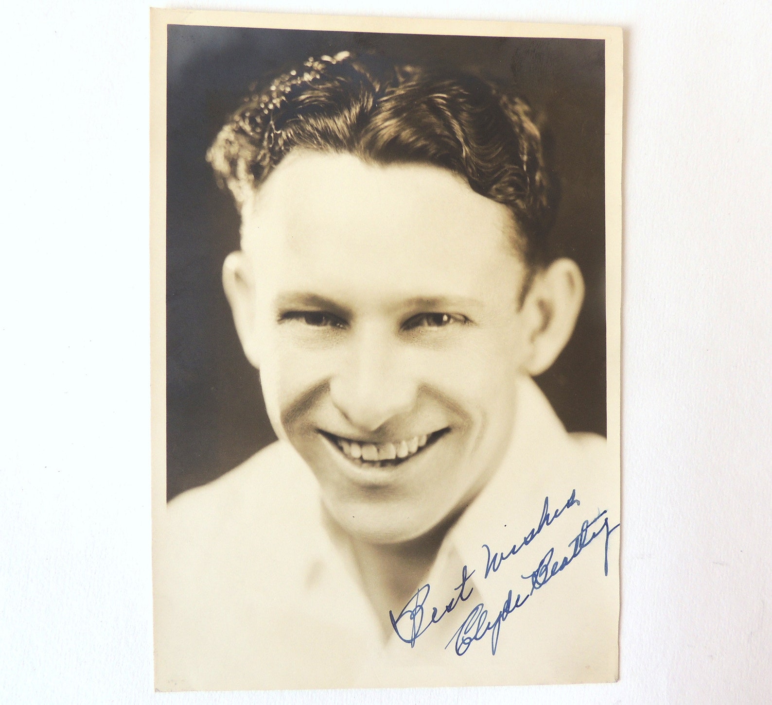 Clyde Beatty Autographed Photograph - Etsy UK