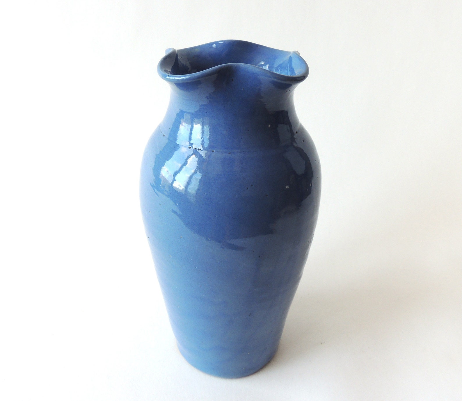 Cornelison Bybee Kentucky Pottery Blue Hand Turned 10 Inch - Etsy