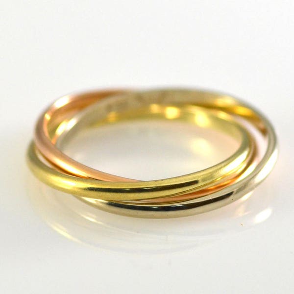 Tri Color Rings - Etsy