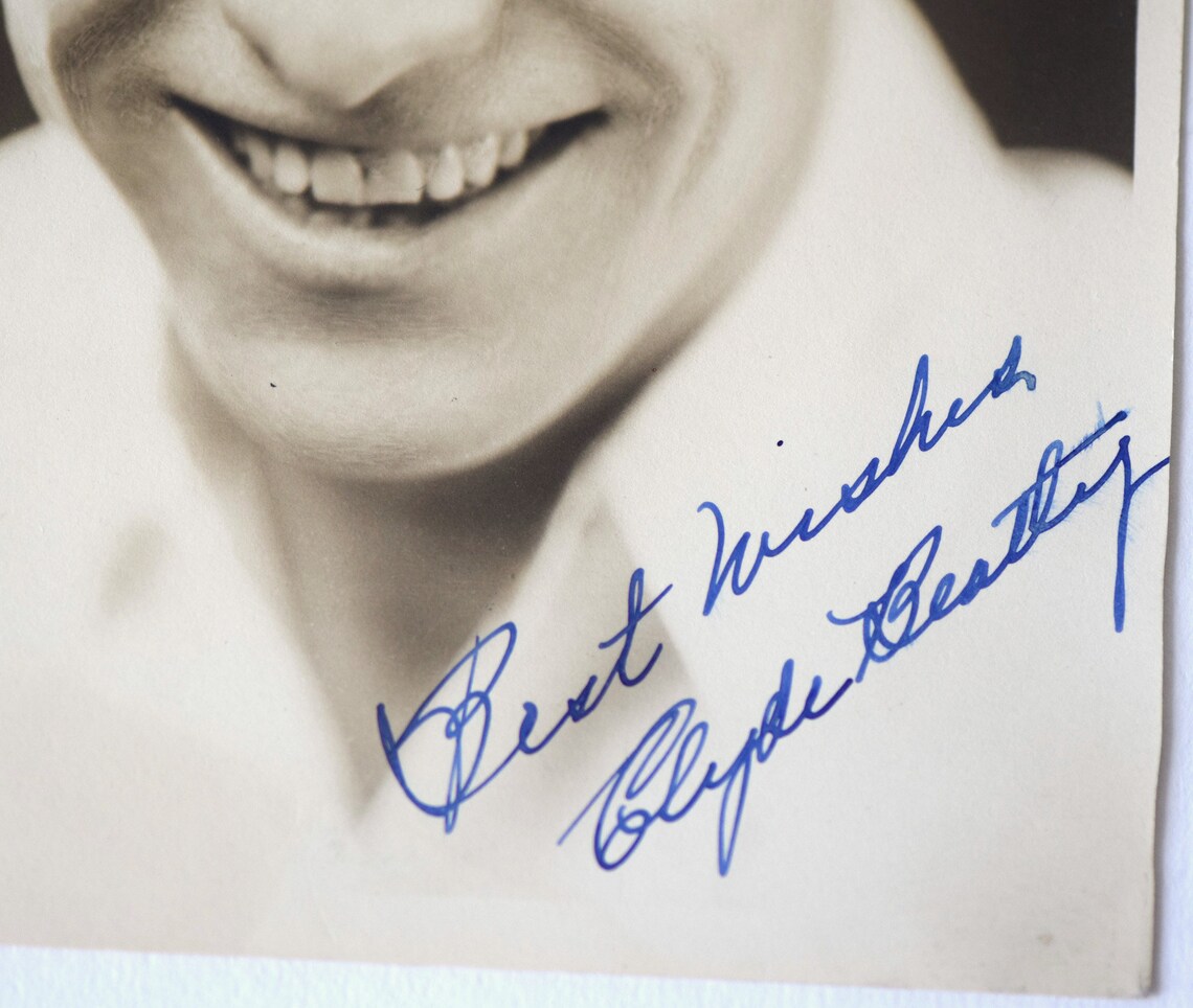 Clyde Beatty Autographed Photograph - Etsy UK