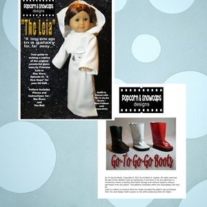 Princess Leia's Senatorial Gown and Go-to Go-go Boot Pattern Combo - Etsy