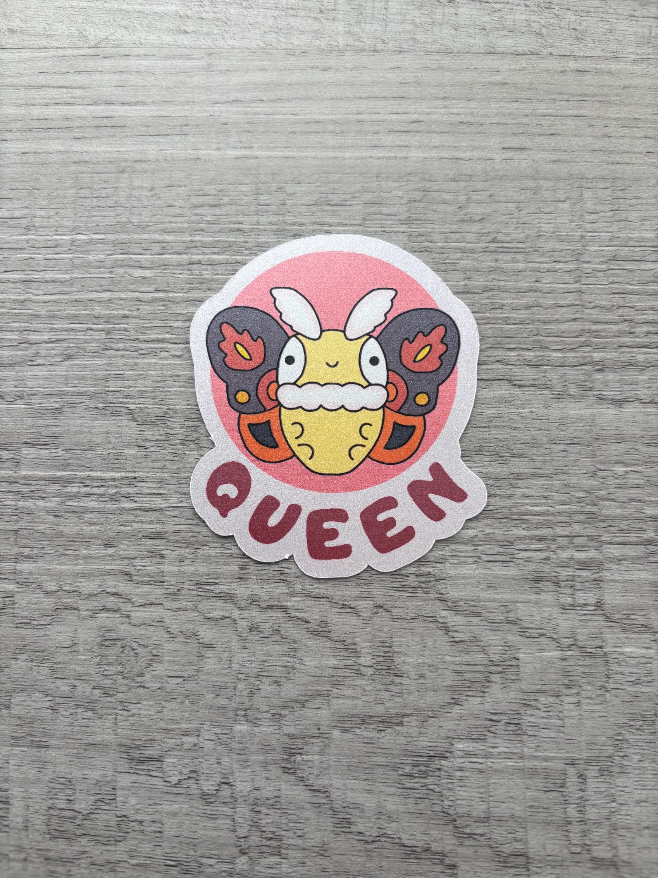 Mothra Inspired Sticker, Godzilla, Anime Sticker, Kawaii Mothra, Queen ...