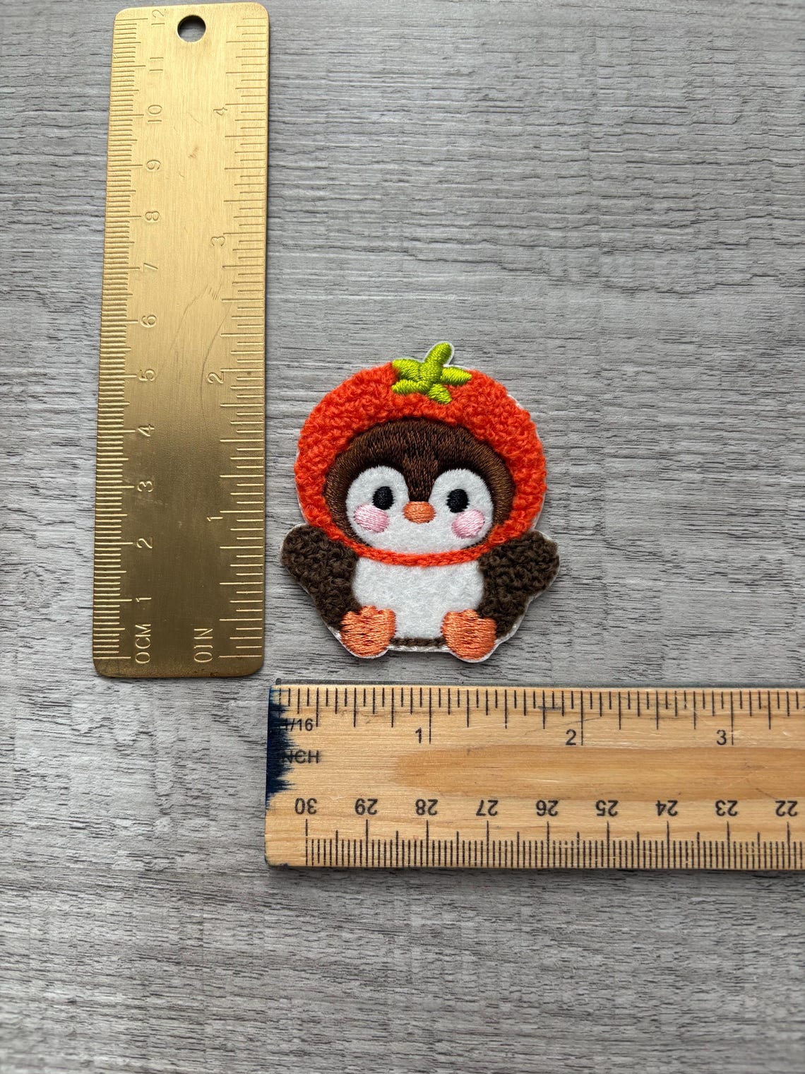 Penguin Patch, Iron-on, Fuzzy Sticker, Planner Sticker, Notebook Decor ...