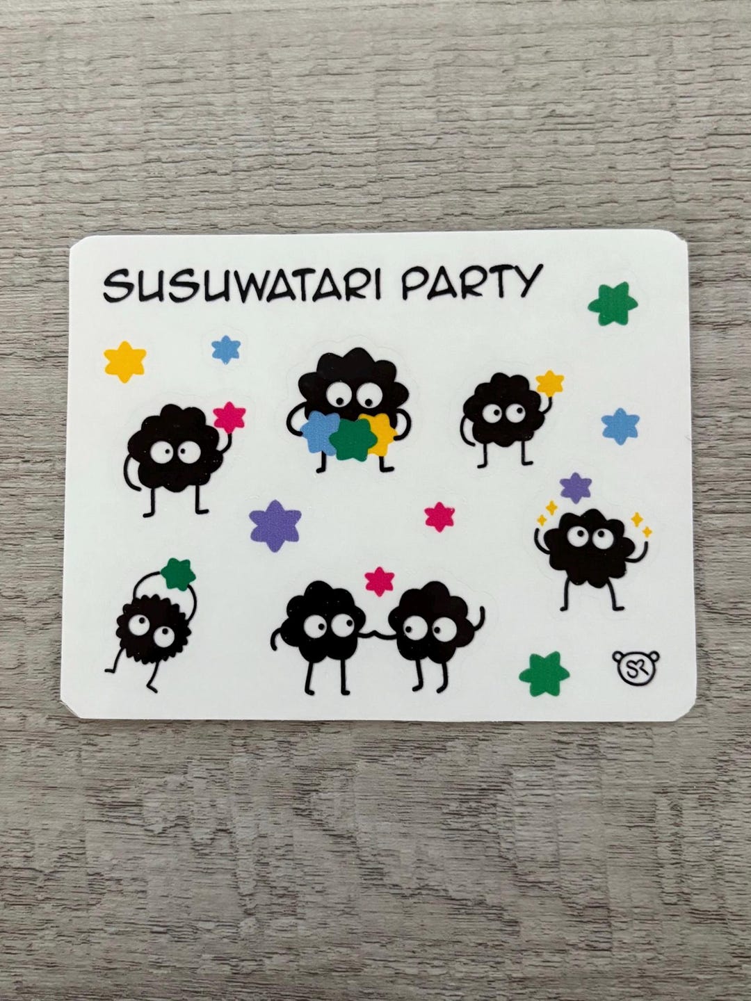 Soot Sprite Sticker Sheet, Dust Bunny Sticker, Planner Sticker ...
